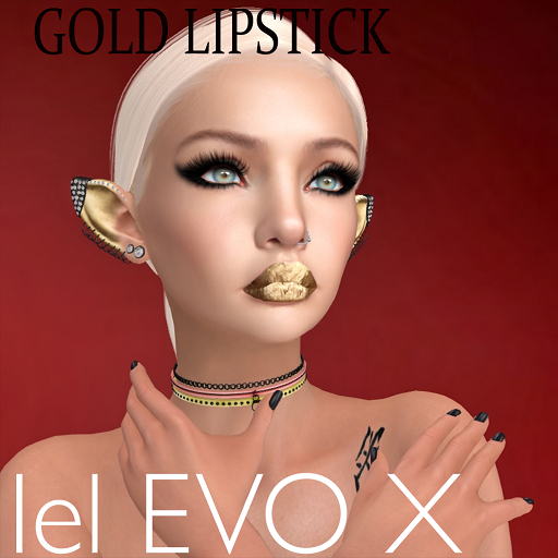 Second Life Marketplace Striking Gold Lipstick